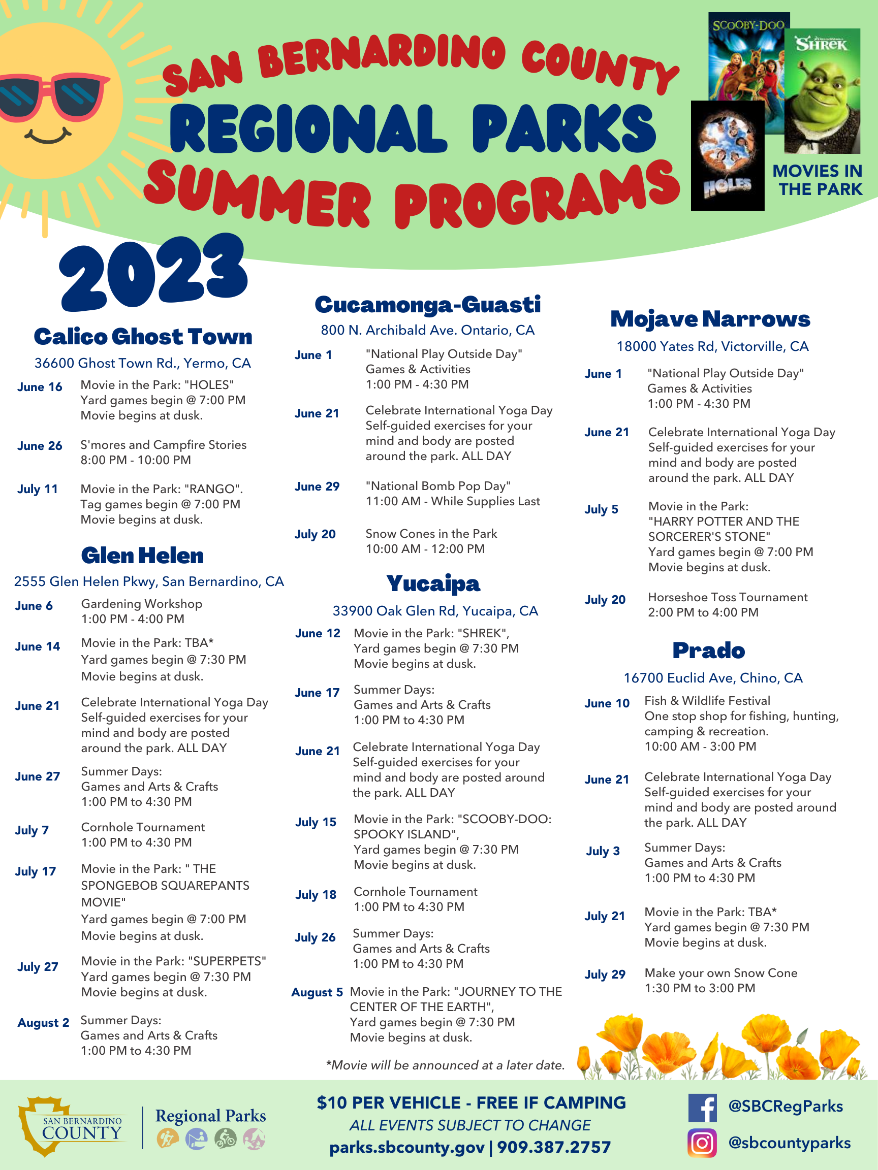 Regional Parks hosts summer programs from gardening, yoga workshops to ...