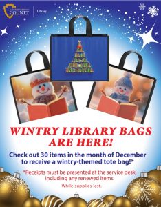 Library offers customers December circulation incentive with wintry ...