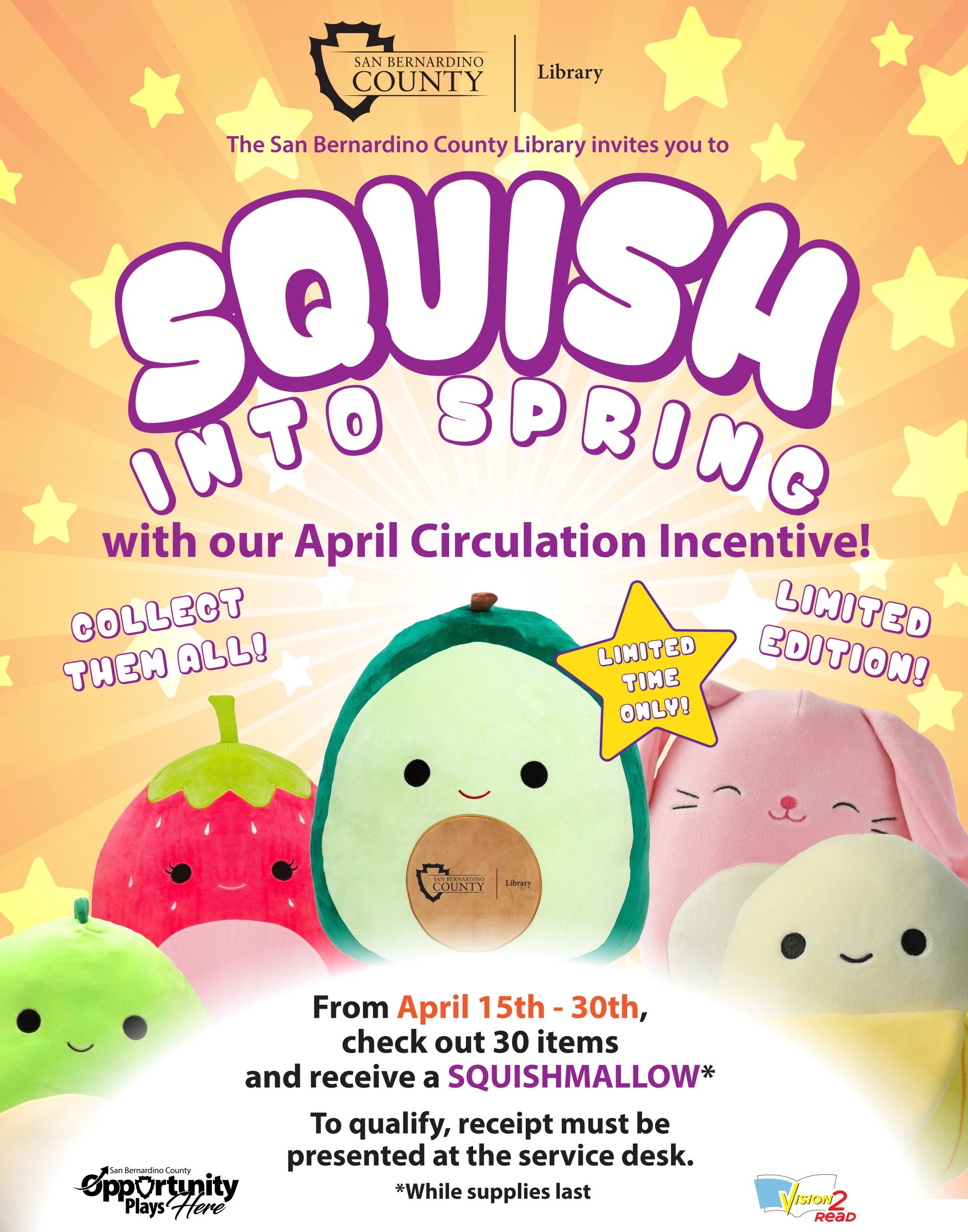 County Library offers squishmallow incentive to encourage reading ...