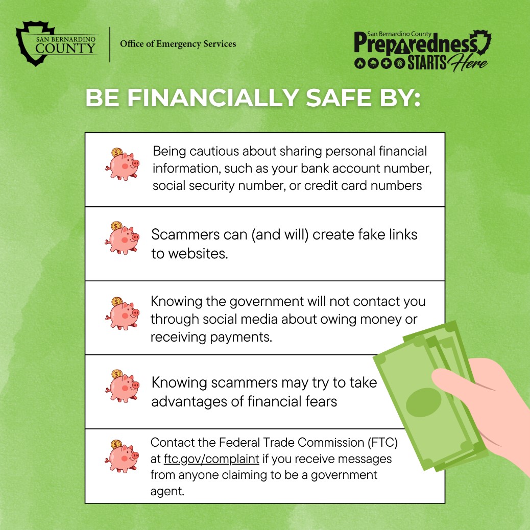 Financial preparedness for emergencies – Welcome to San Bernardino County