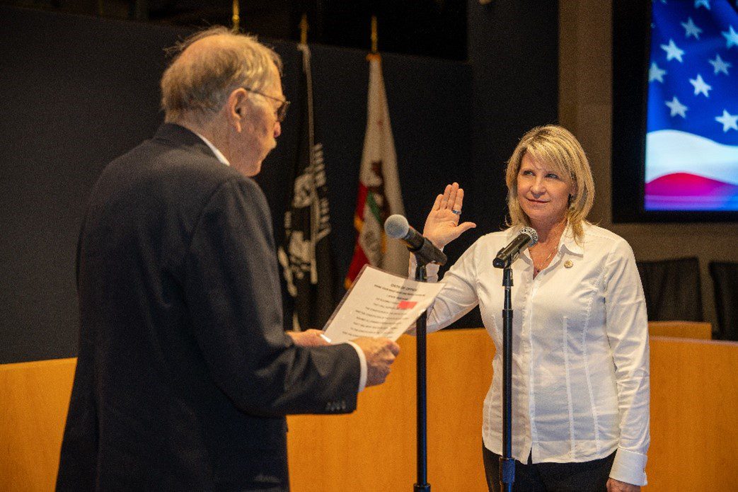 Supervisors Dawn Rowe, Paul Cook and Joe Baca, Jr. sworn in for second ...